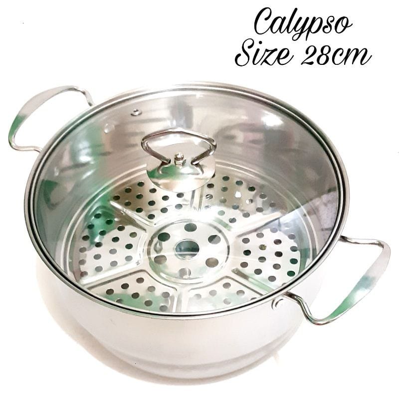 Jual Panci Streamer NAGAKO Stainless Steel 28cm/Soup pot Streamer ...