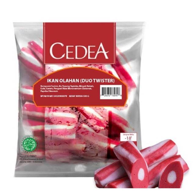 Jual CEDEA SEAFOOD BASO IKAN DUO TWISTER 500gr | Shopee Indonesia