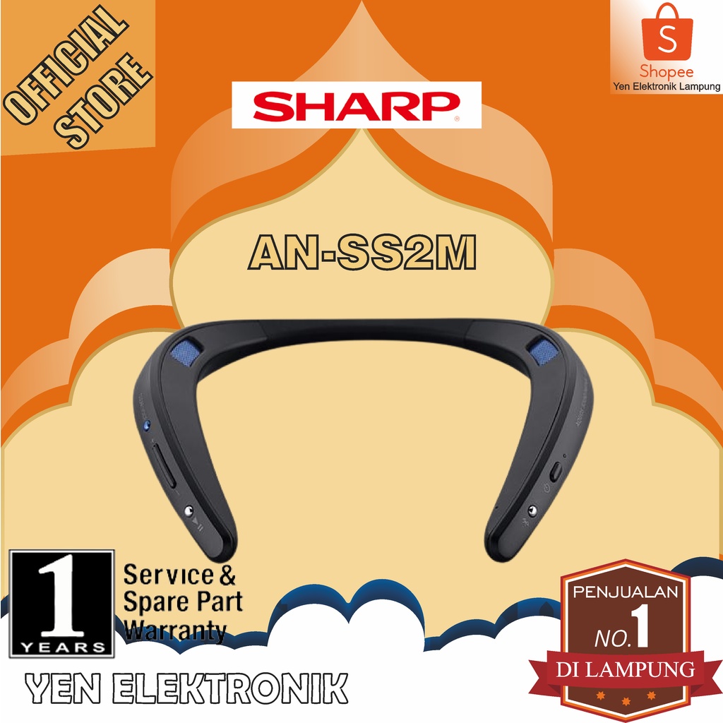 Jual Speaker SHARP AN SS2M Neck Speaker Aquos Sound Partner Garansi ...