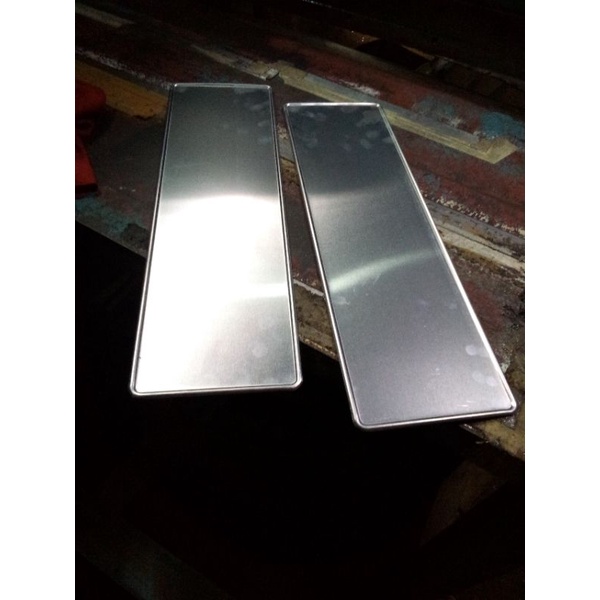 Jual bahan plat nomor mobil 0,7 mili polos sepasang | Shopee Indonesia