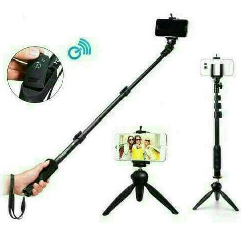 Jual Paket Tongsis Selfie Yunteng Bluetooth + Mini Tripod Yunteng 1IT ...
