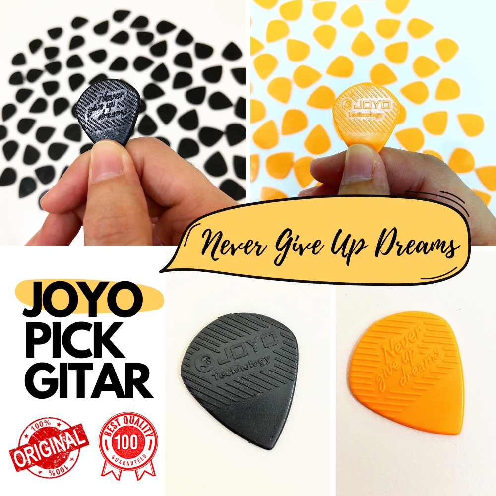 Jual PICK GITAR JOYO GUITAR PICKS JOYO ORIGINAL TERMURAH - NEVER GIVE ...