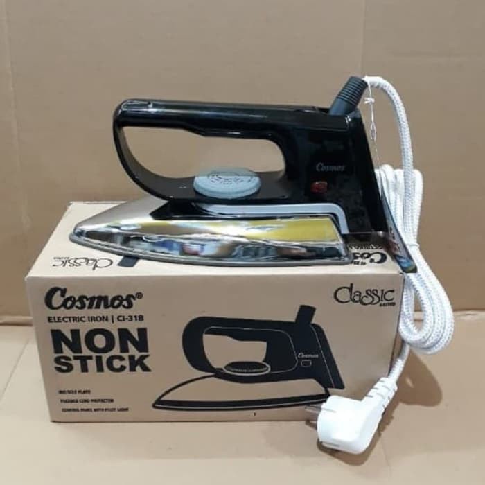 Jual SETRIKA COSMOS NON STIK BIG SOLE PLATE CI-318 ORIGINAL | Shopee ...