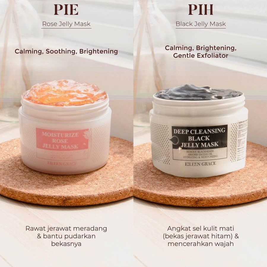 Jual Eileen Grace Rose Jelly Mask Black Jelly Mask SHARE IN JAR ...