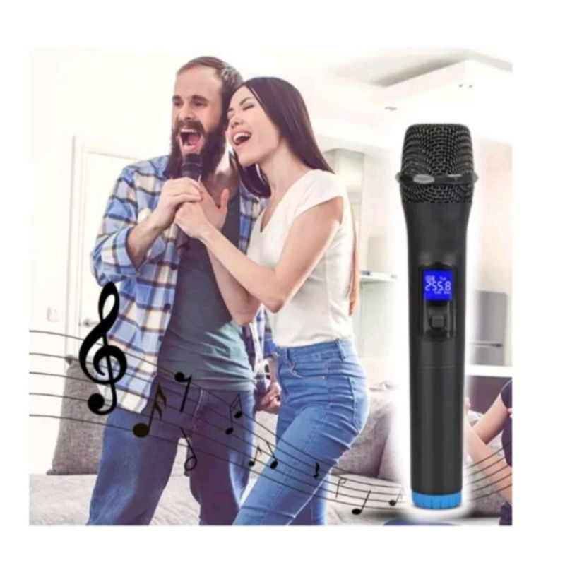 Jual Mic karaoke bagus 2 pegang microphone meeting seminar ktv ...