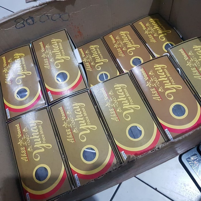 Jual Masker Yuhay hijab grey 2 Ply Murah. bukan sensi skrineer diapro ...