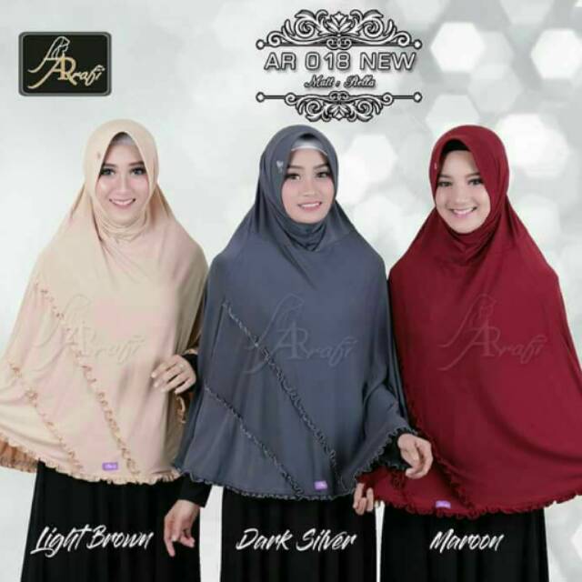 Jual Hijab Ar rafi 018 New | Shopee Indonesia