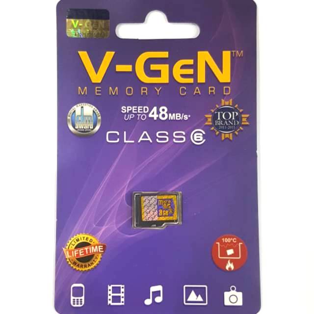 Jual MMC VGEN 8GB VGEN Class 6 ORIGINAL | Shopee Indonesia