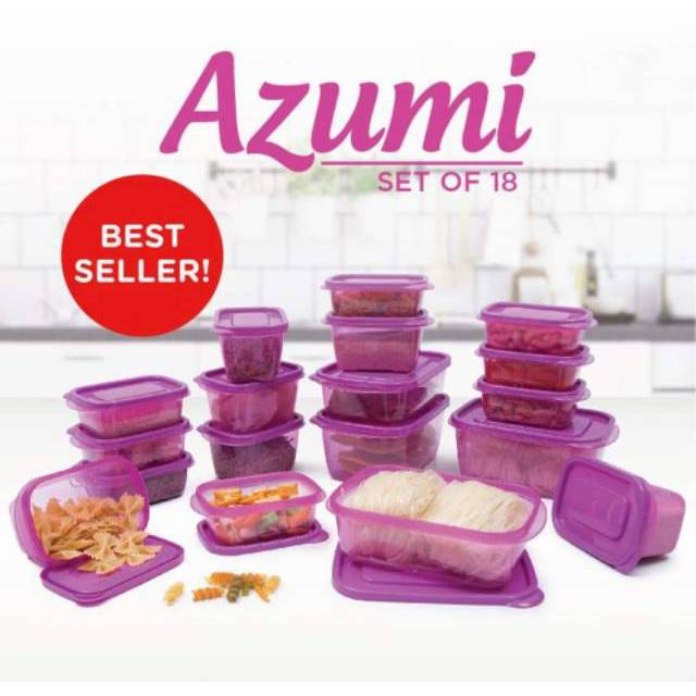 Jual Azumi set of 18 (1 box isi 3 set) | Shopee Indonesia