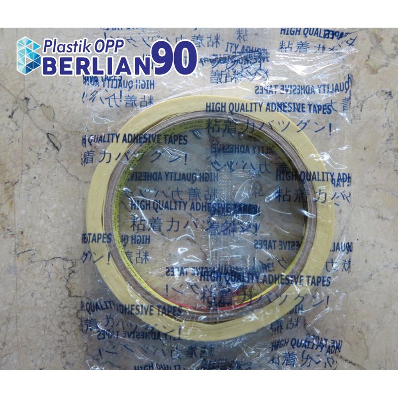 Jual solatip kertas / Lakban Kertas Kecil 1/2 Inch (1,2 cm) - Cokelat ...