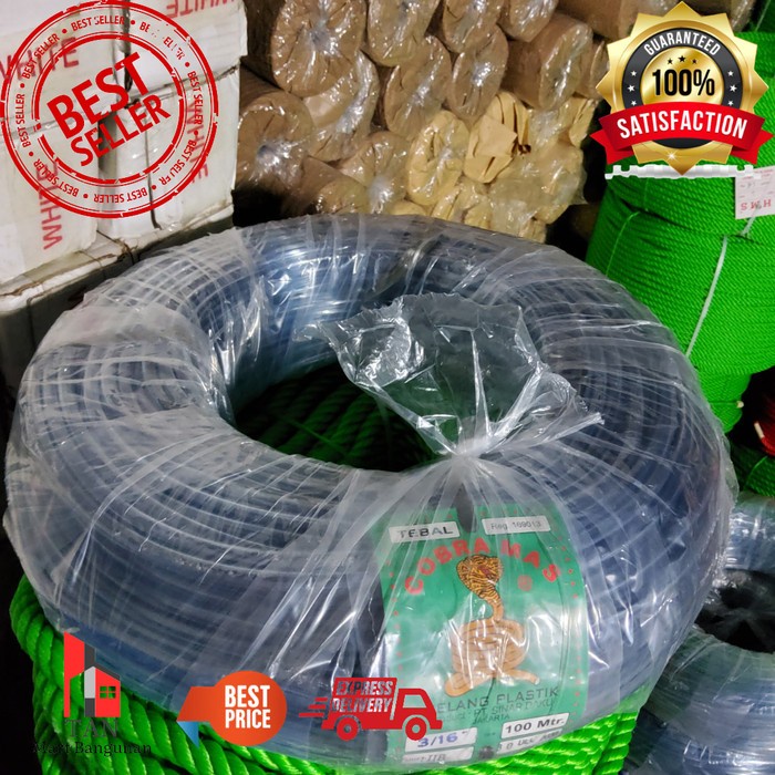 Jual Selang Air Timbang Waterpass COBRA Mas Tebal 1/4 inch Harga per ROL | Shopee Indonesia
