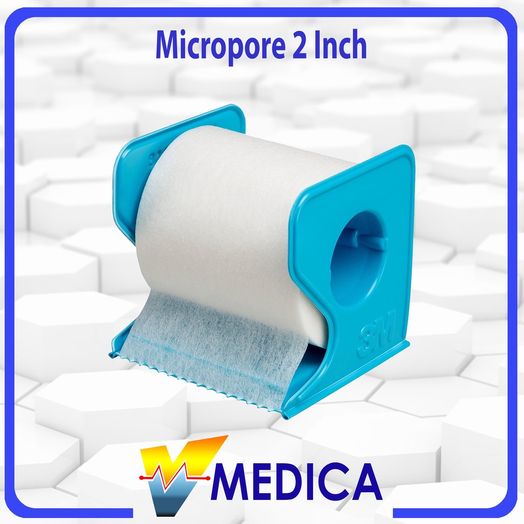 Jual Micropore 3M / 2 inch Surgical Tape plester / Plester Micropore ...