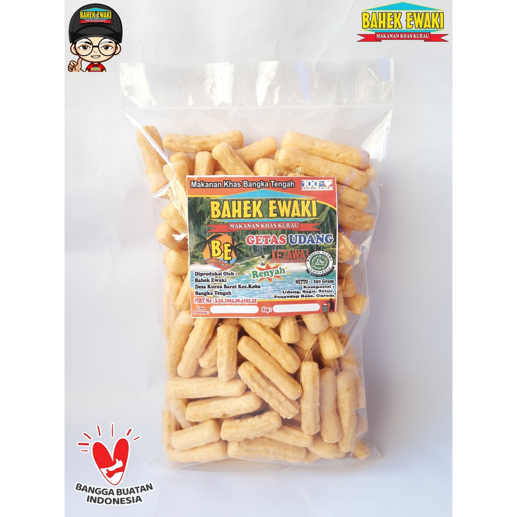 Jual GETAS UDANG (250 GRAM) | Shopee Indonesia