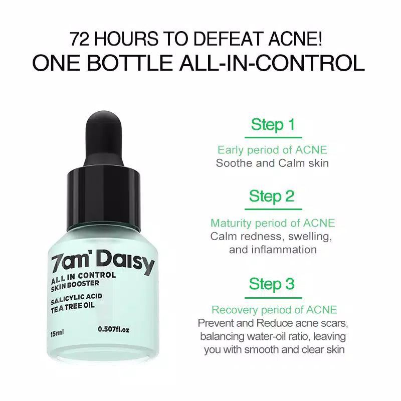 Jual 7AM DAISY Anti-Acne All In Control Skin Booster Serum (Salicylic ...