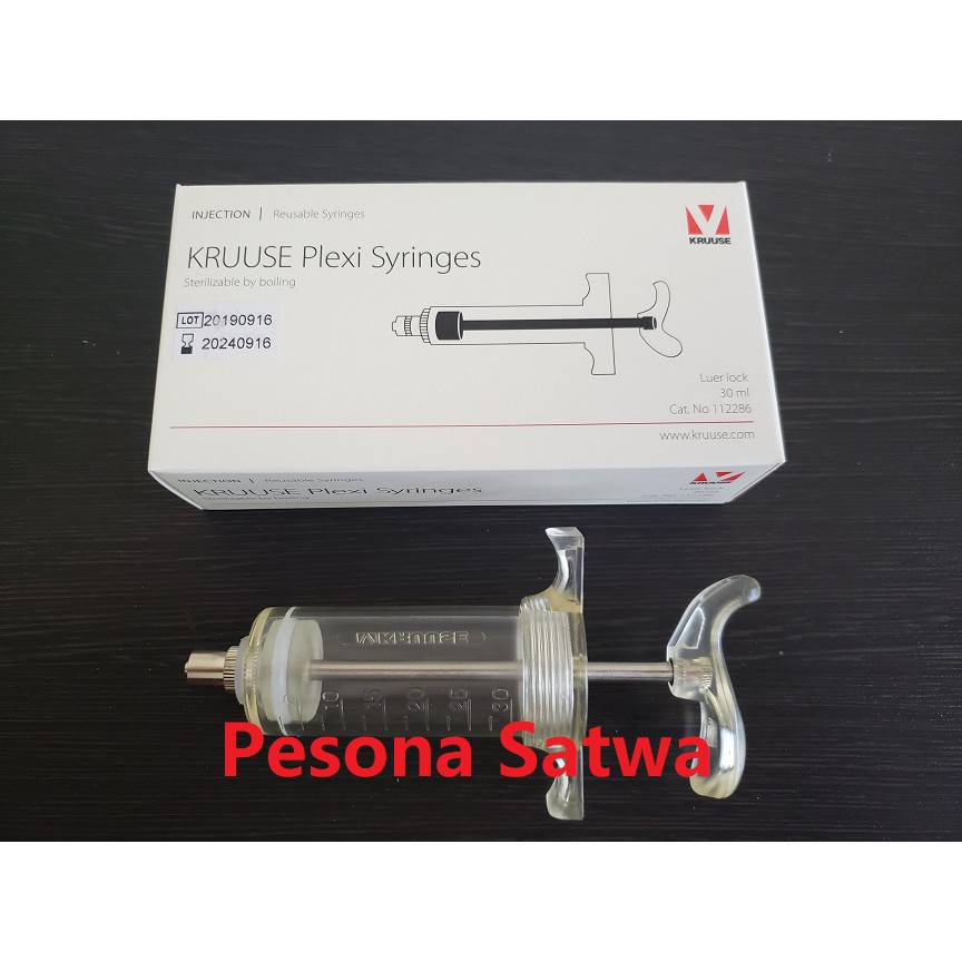 Jual Spuit Mika Kruuse 30 ml -Kruuse Plexi Syringes 30ml- | Shopee ...
