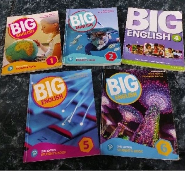 Jual Pearson Big English 2nd Edition Student's Book / Workbook 123456 ...