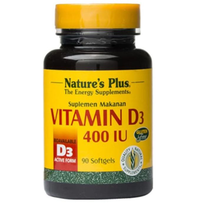 Jual vitamin- nature's plus vitamin d3 400iu 90 softgel -multivitamin-d ...