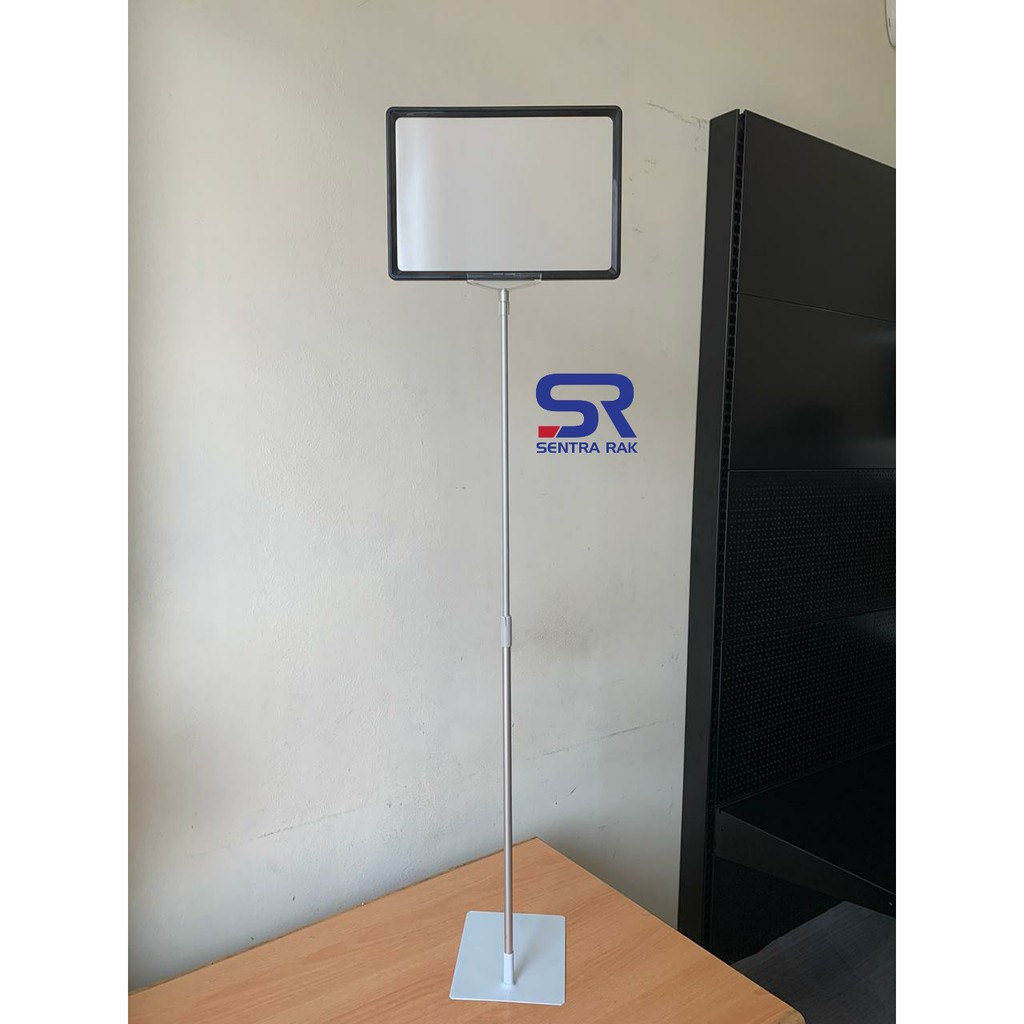 Jual Stand Frame Promo Adjustable 50-100 cm + Pop up Frame uk A4 - Stand Promosi Toko | Shopee ...