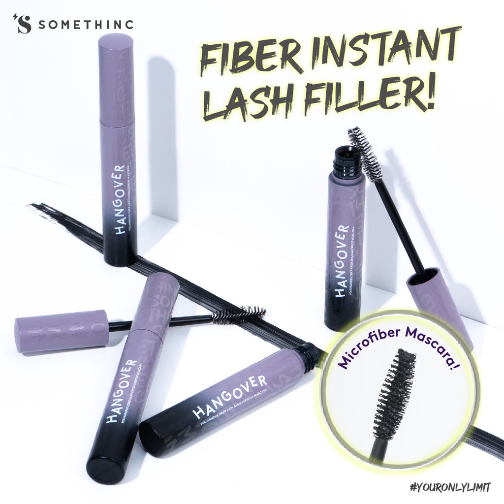 Jual Somethinc Hangover Voluminous Fiber Lash Smudgeproof Mascara ...