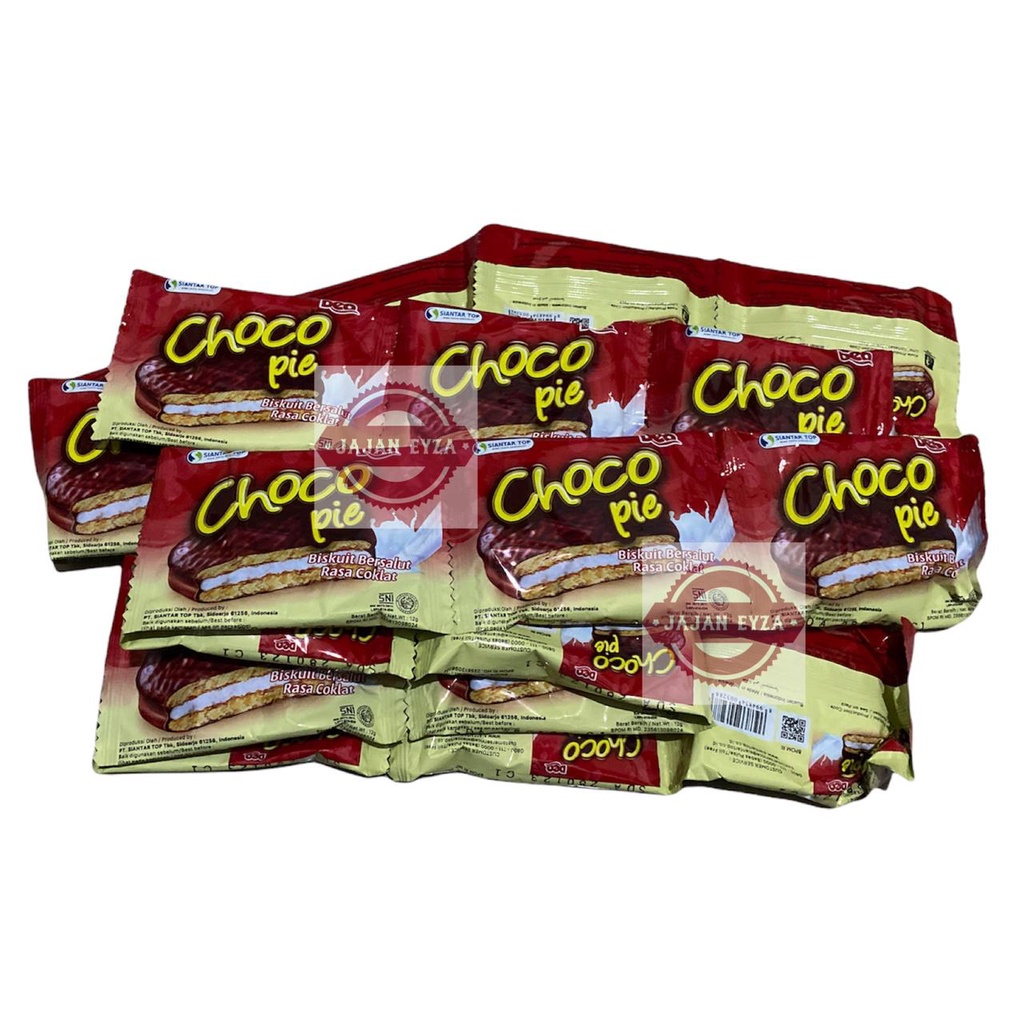 Jual siantar top deo choco pie renteng - 1 pack isi 20pcs | Shopee Indonesia