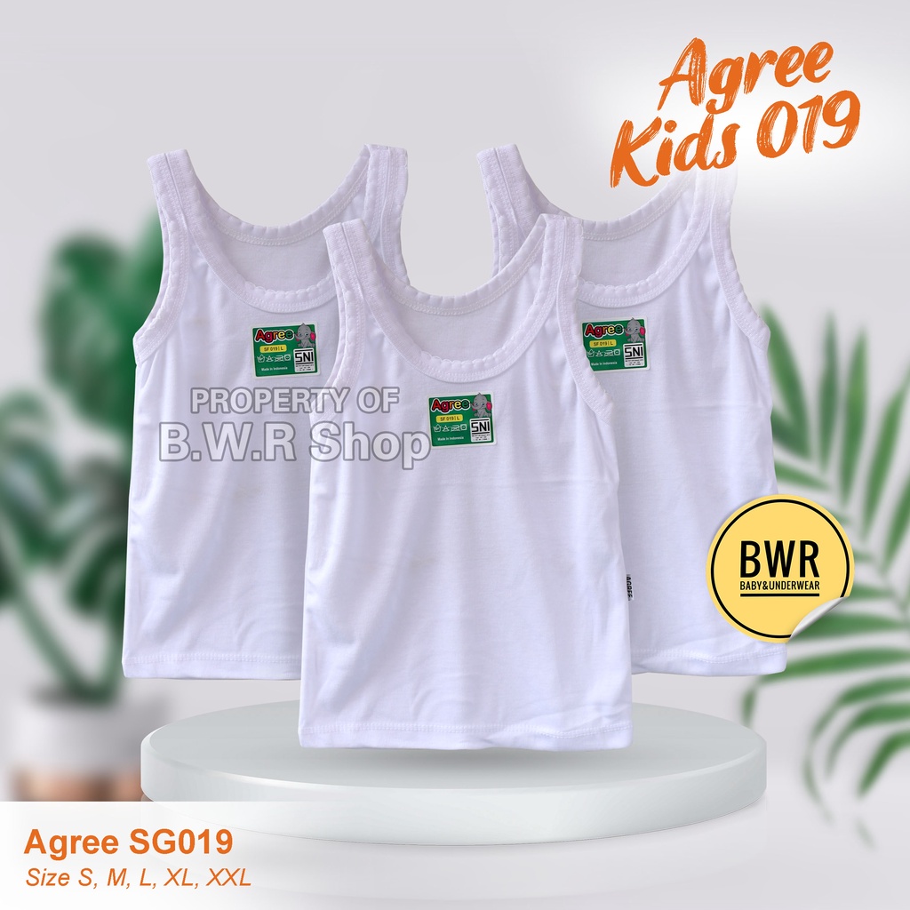Jual Singlet Agree Kids SG019 SF019 / Singlet Putih Pakaian Kaos Dalam ... Jual Singlet Agree Kids SG019 SF019 / Singlet Putih Pakaian Kaos Dalam ...