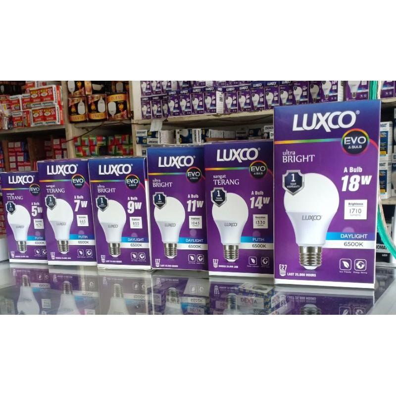 Jual lampu led luxco 3w-20w lampu led henat energi | Shopee Indonesia