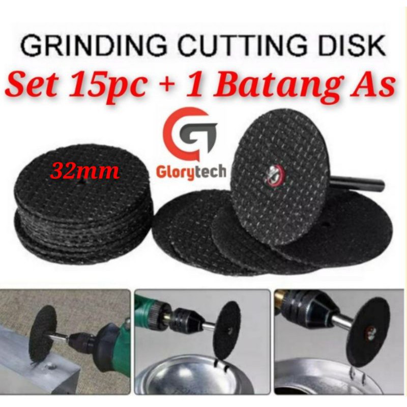 Jual Mata Gerinda Potong Mini Besi / Mata Gerinda Mini 32mm Grinding ...