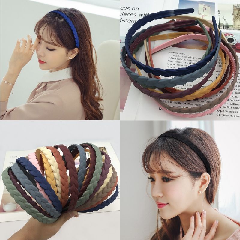 Jual PREMIUM BANDO KOREA Bahan DOFF Polos - Bandana Matte 2CM - Bahan ...