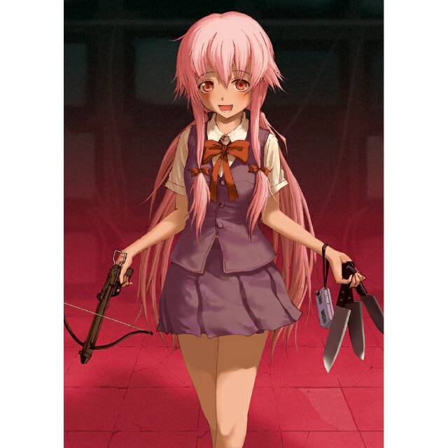 Jual Kostum Cosplay Yuno Gasai + weapon | Shopee Indonesia