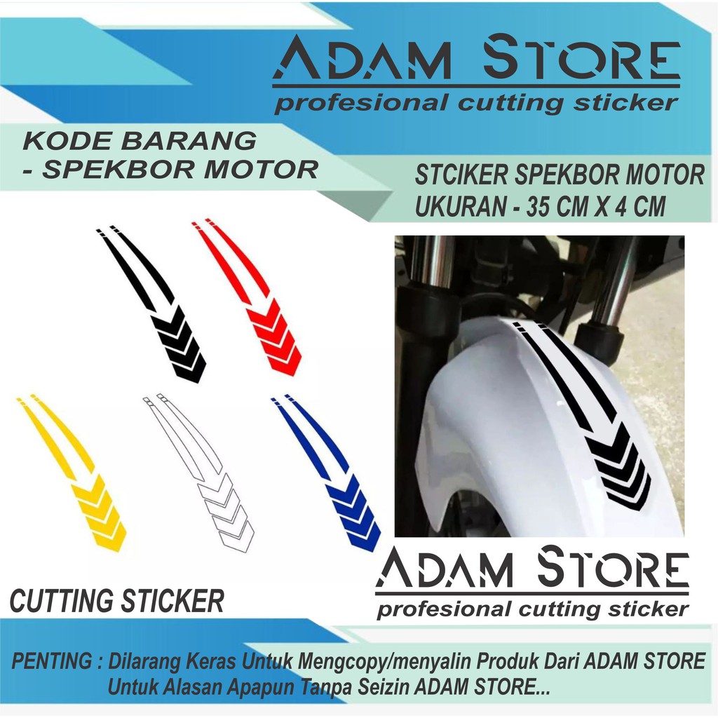 Jual STICKER STIKER MOTOR STIKER SPEKBOR MOTOR STIKER MOTOR SCOOPY ...