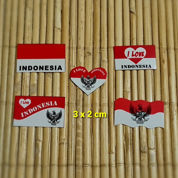 Jual Bendera- Sticker Bendera Merah Putih 17Agustus Tempel Pipi Muka ...