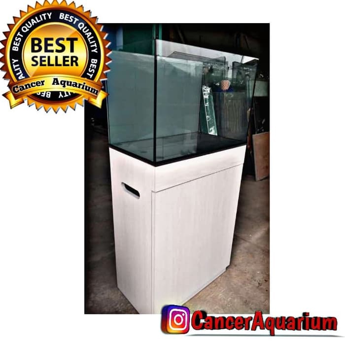 Jual Aquarium Kaca 60x35x40 6MM Dan Kabinet Multiplek 18mm lapis Taco ...