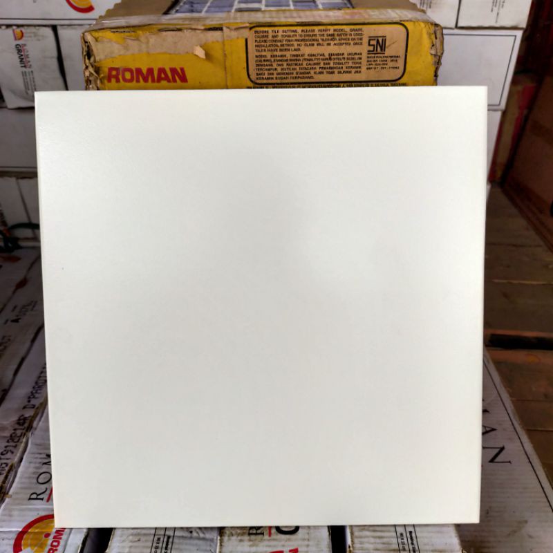 Jual Keramik Roman 40x40 G447106 Vivaz Bianco (putih polos) | Shopee ...