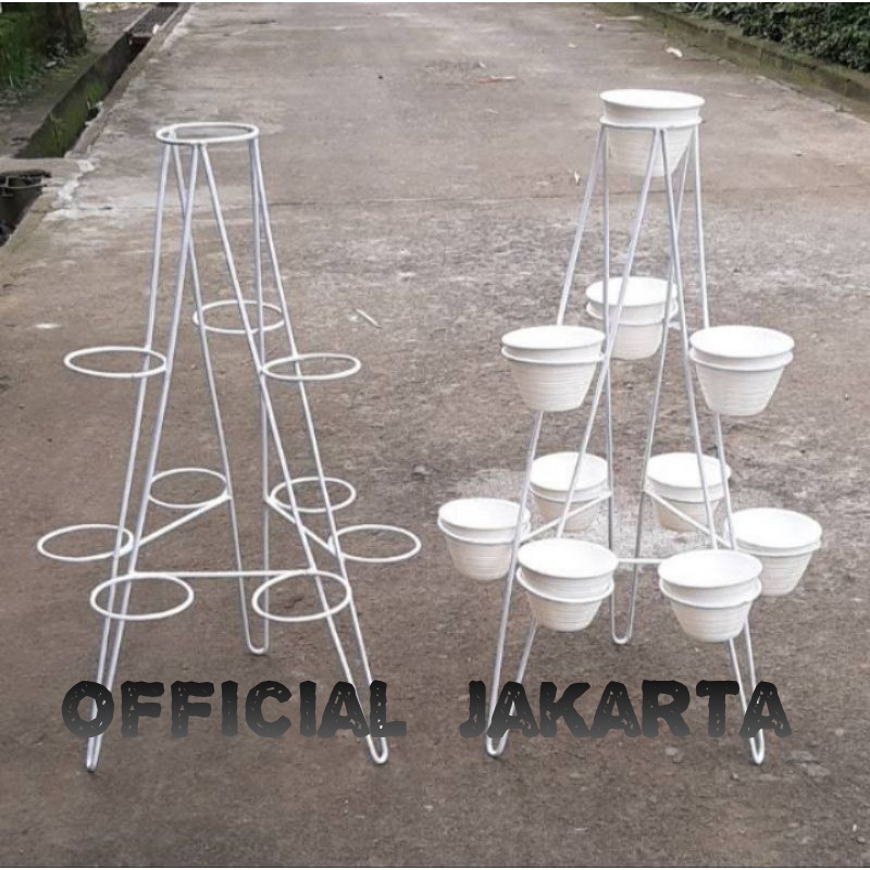 Jual KARGO / BL101 / STANDING POT MEWAH / STANDING POT SUSUN FULL BESI ...