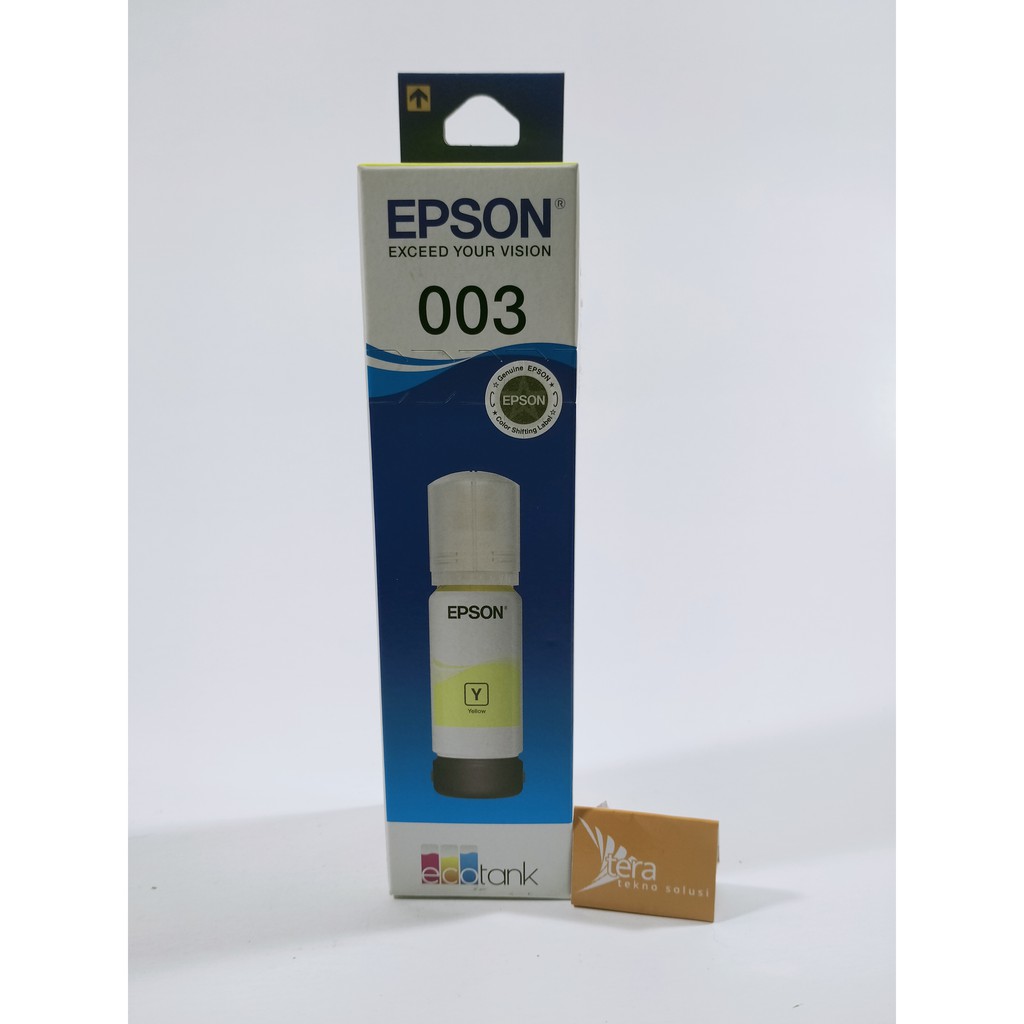Jual Tinta Epson 003 Yellow Original | Shopee Indonesia