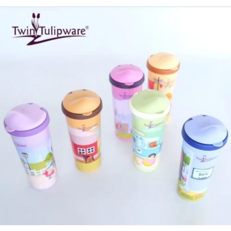 Jual Botol minum anak sekolah Kidz Tall Tumbler Tulipware | Shopee ...