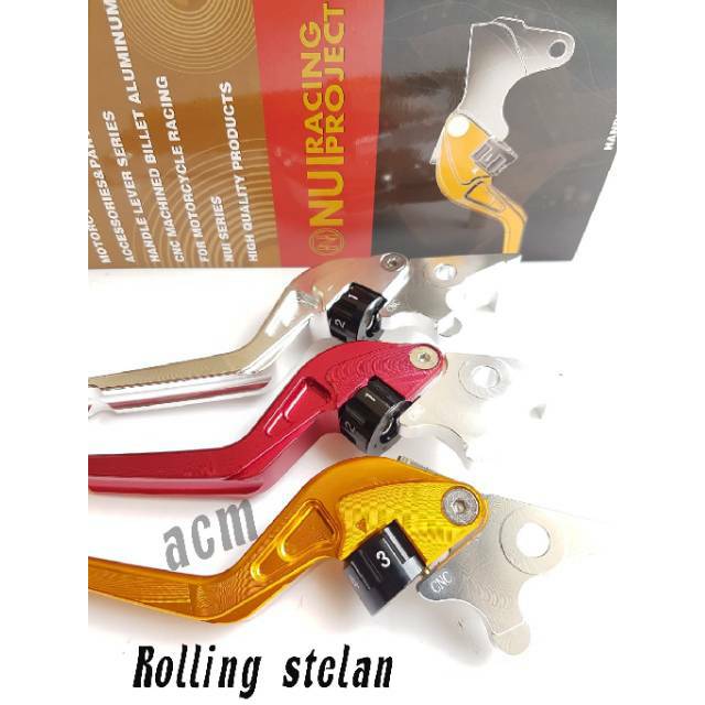Jual HANDLE NUI RACING ROLLING STELAN YAMAHA R15 V2 NMAX | Shopee Indonesia