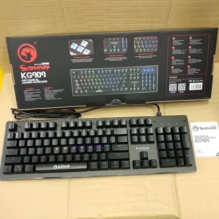 Jual Marvo KG909 Mechanical Gaming Keyboard | Shopee Indonesia