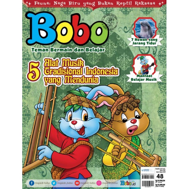 Jual Majalah Anak BOBO 48- Maret 2022 | Shopee Indonesia