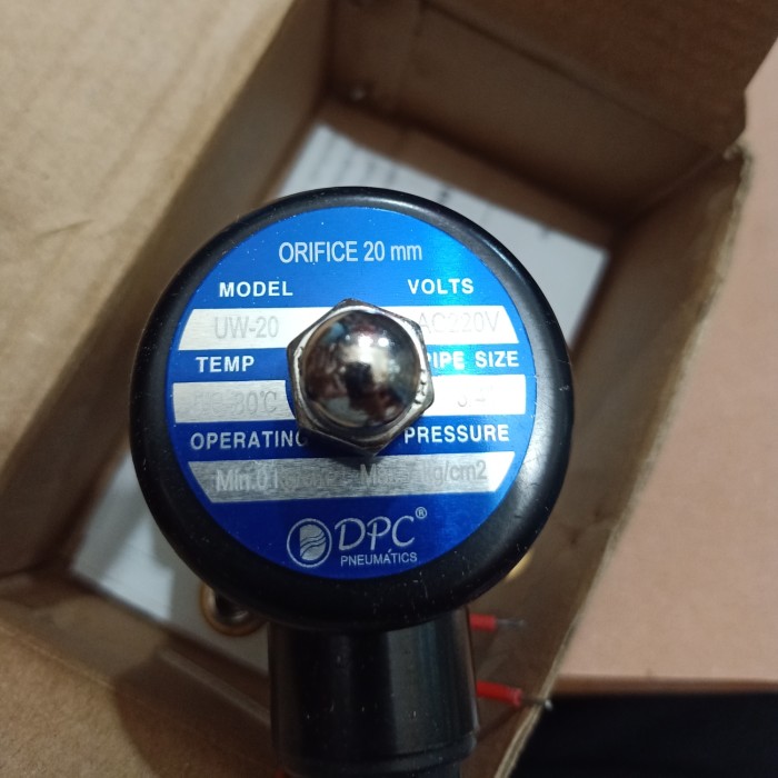 Jual Solenoid Valve air angin DPC UW20 (3/4" - 220V.AC) | Shopee Indonesia