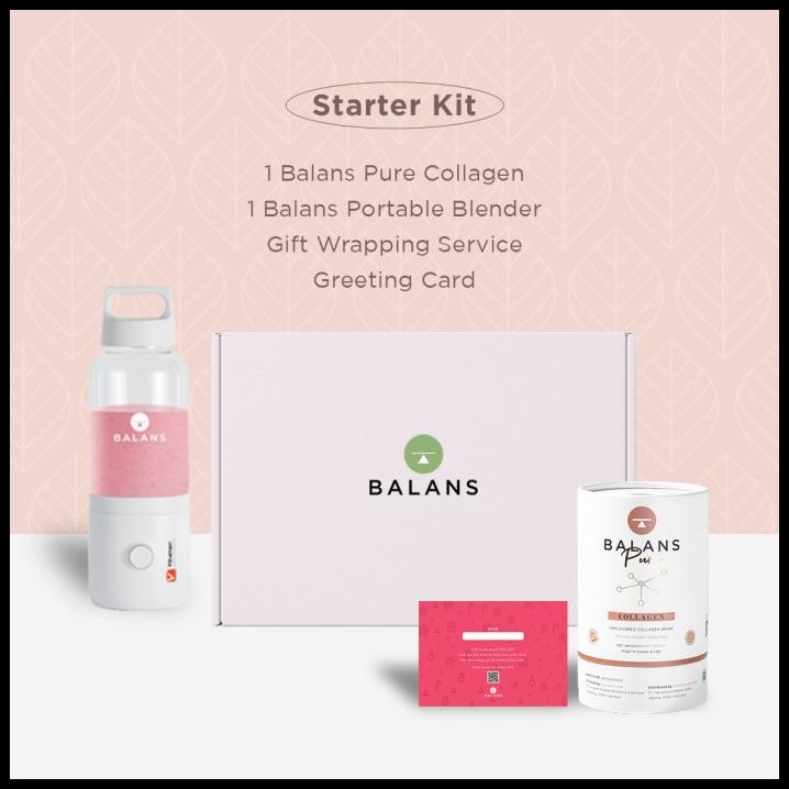 Jual Balans Pure With Portable Blender | Collagen Drink (Isi 14 Sachet ...