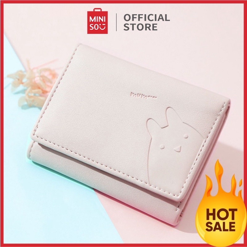 Jual MINISO Womens Wallet Dompet Lipat ORIGINAL | Shopee Indonesia