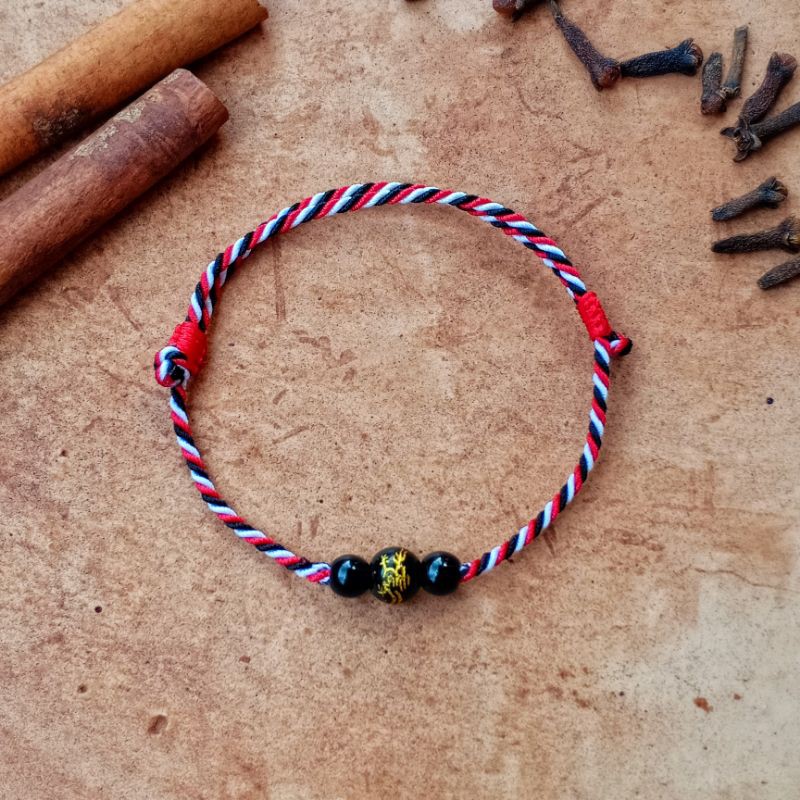 Jual CRAFTDEWATA Gelang Tridatu Naga Mas Mata 3 Gelang Tridatu Kustom ...