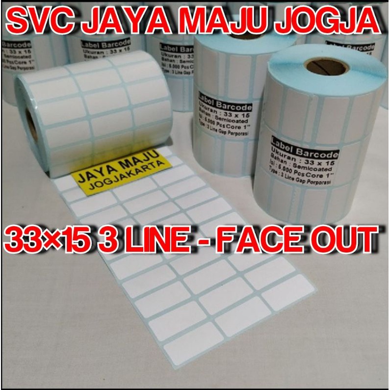 Jual 33 X 15 SEMICOATED - 3 LINE - FACE OUT - ISI 5.000 PCS || CORE 1 ...