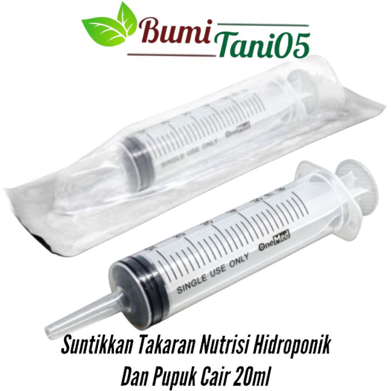 Jual Suntikan Takaran Nutrisi Hidroponik Vitamin Pupuk Tanaman 20ml ...