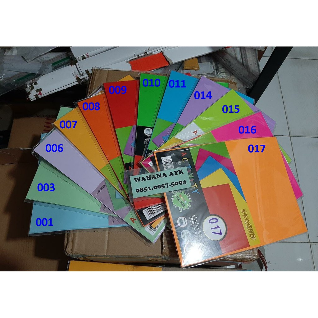 Jual HVS WARNA A4 80 gsm | Shopee Indonesia