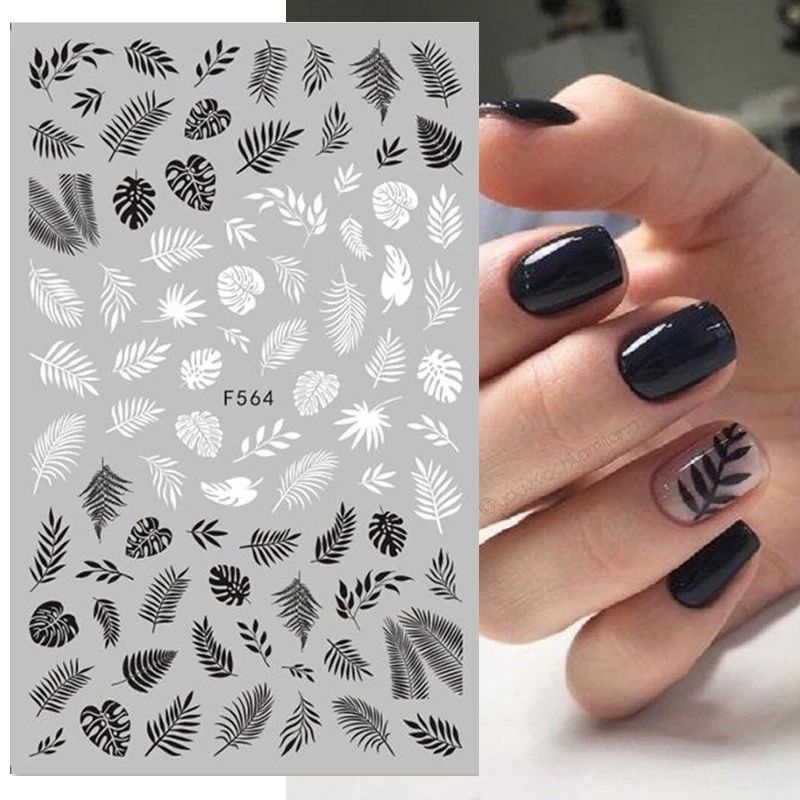 Jual Stiker Daun Nail Art Leaves F564 | Shopee Indonesia