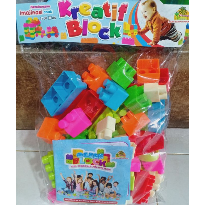 Jual Mainan Lego Block Anak Besar 60 pcs | Shopee Indonesia
