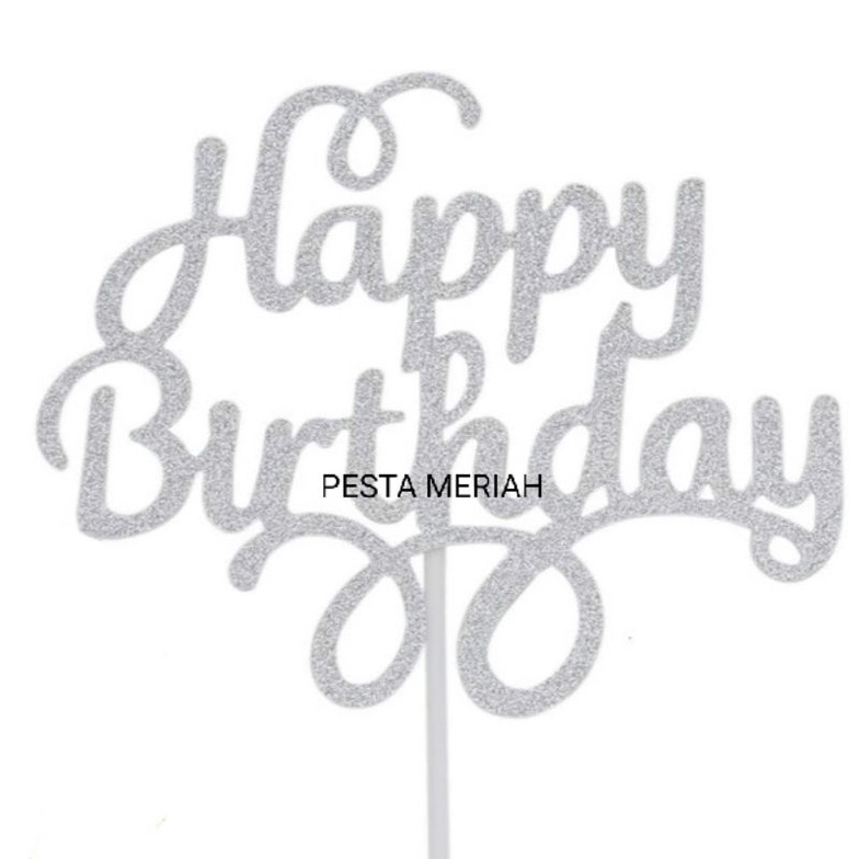 Jual CAKE TOPPER PAPER HAPPY BIRTHDAY / CAKE TOPPER HAPPY BIRTHDAY PAPER / HIASAN KUE HAPPY ...