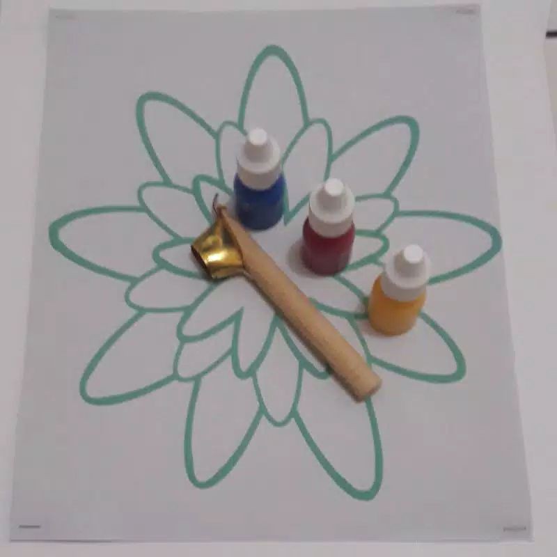 Jual Alat Membatik kain, 3 botol pewarna batik, canting, Praktis siap ...